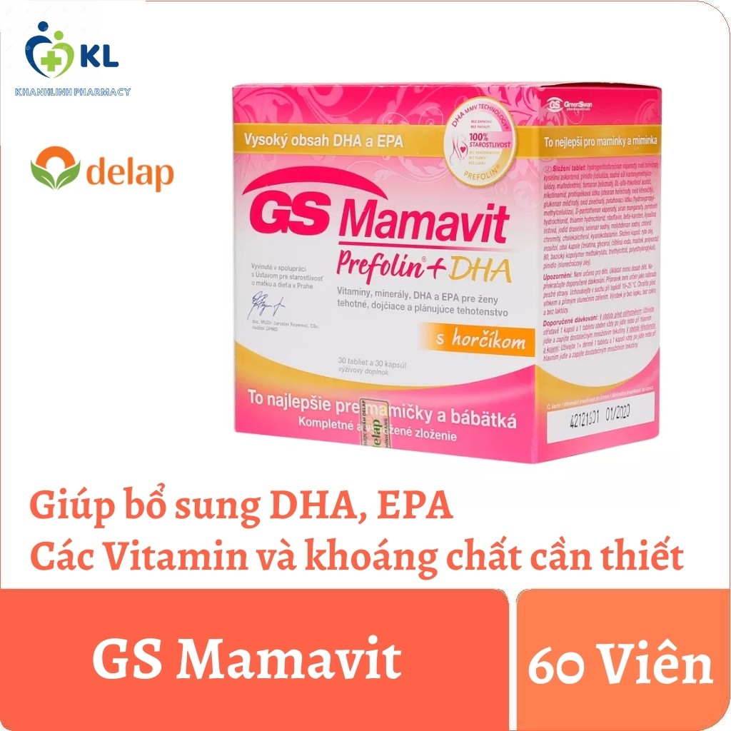GS Mamavit Prefolin + DHA + EPA - An essential nutrient supplement for ...