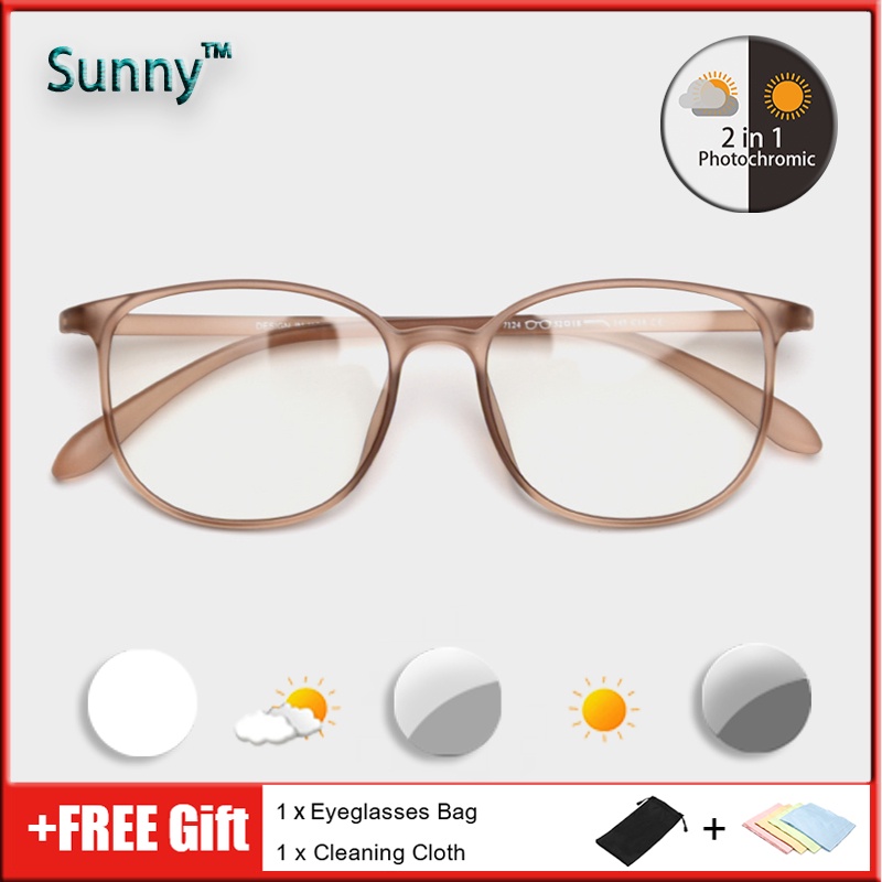 Photochromic Anti Radiation Graded Glasses For Women Men Anti Blue