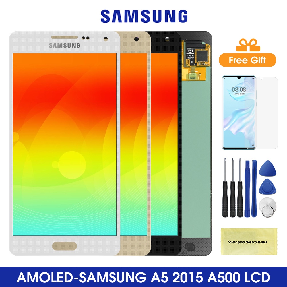 LCD for SAMSUNG Galaxy A5 2015 A500 A500M A500FU LCD Display Touch ...
