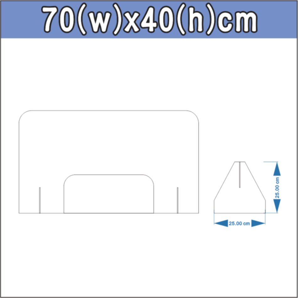Clear Acrylic Barrier Table Shield Divider Safe Guard Counter Desk ...