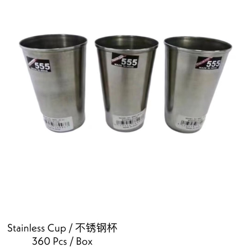 DM STAINLESS BASO MAKAPAL THICK STAINLESS CUP | Shopee Philippines