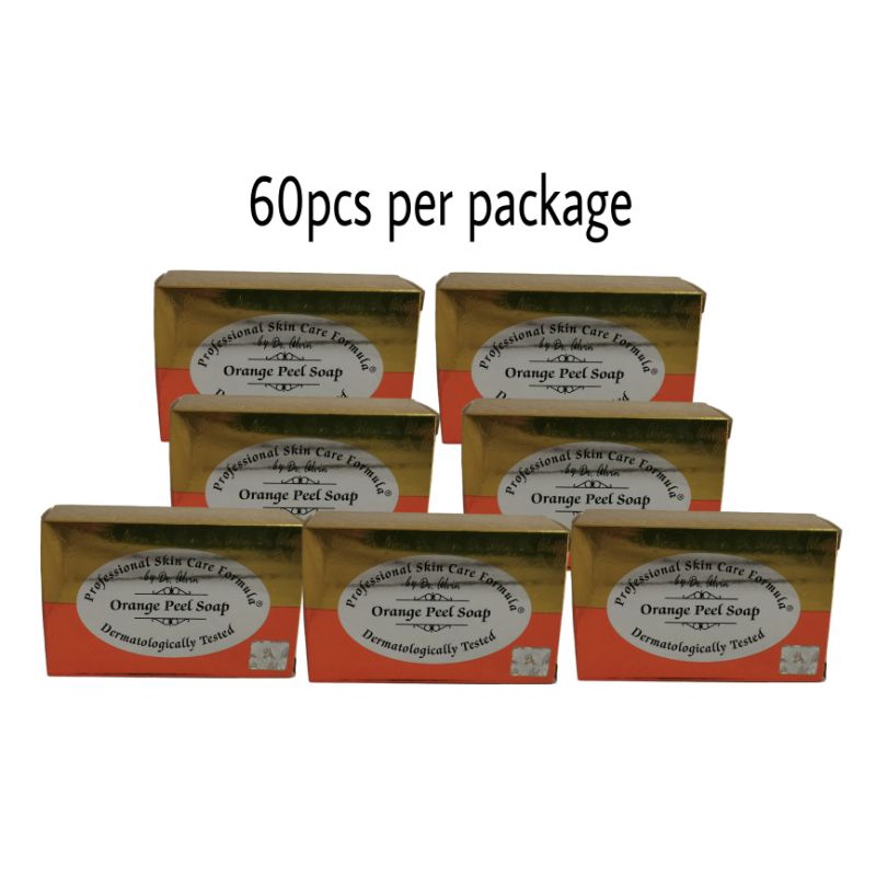 orange peel soap ws package(60pcs) | Shopee Philippines