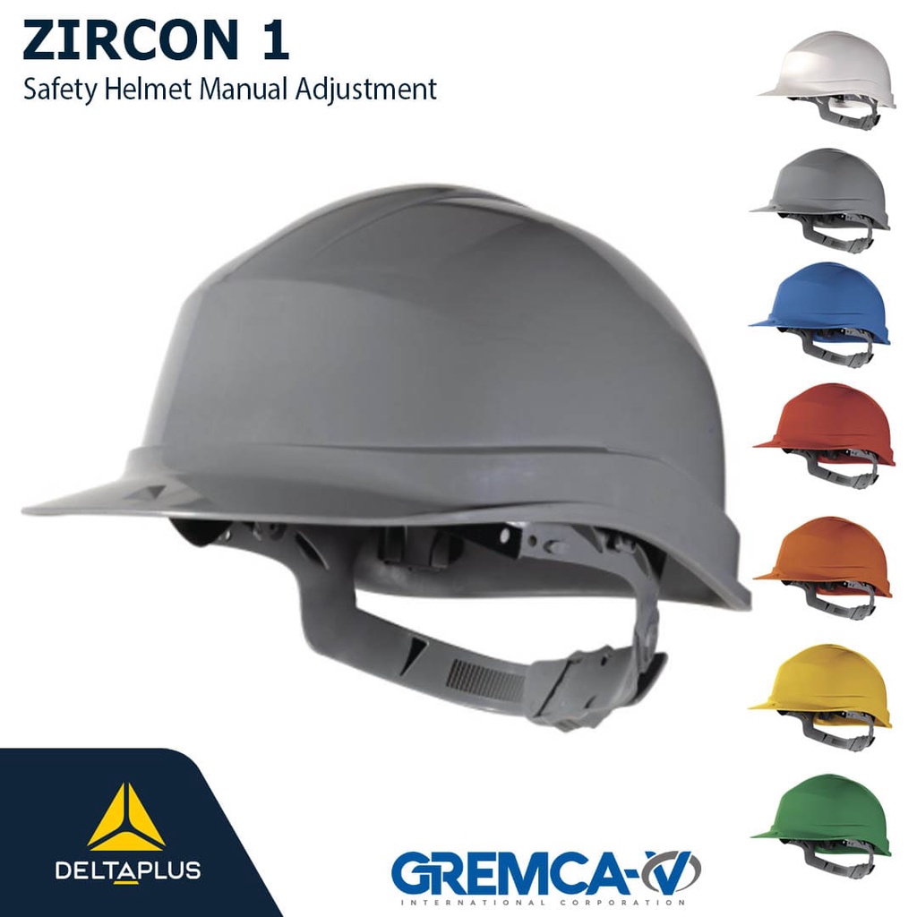 Delta Plus ZIRCON 1 - Safety Helmet With Chin Strap Hard Hat Bump Cap ...