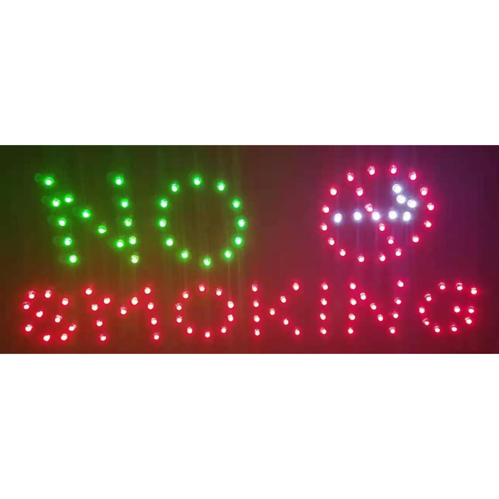 NO SMOKING DISPLAY LED SIGNAGE | Shopee Philippines