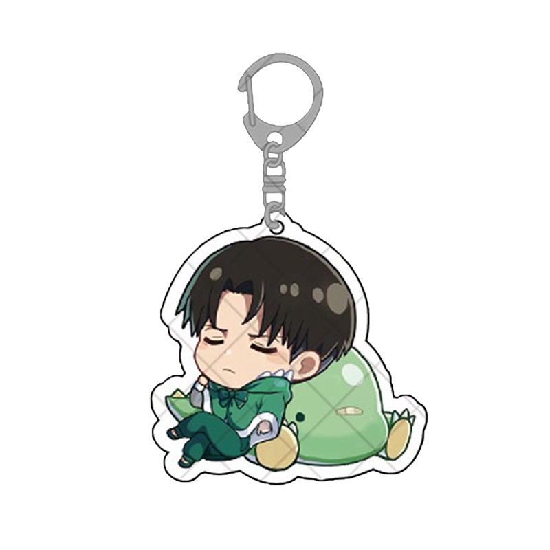 Aasleaty Cartoon Anime Attack on Titan Levi Ackerman Eren Jaeger Key ...