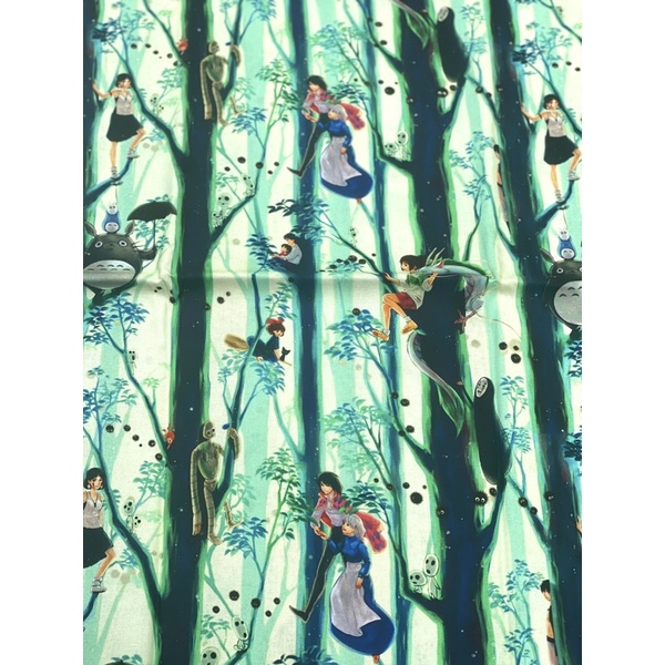 Studio Ghibli Cotton Woven Fabric | Shopee Philippines
