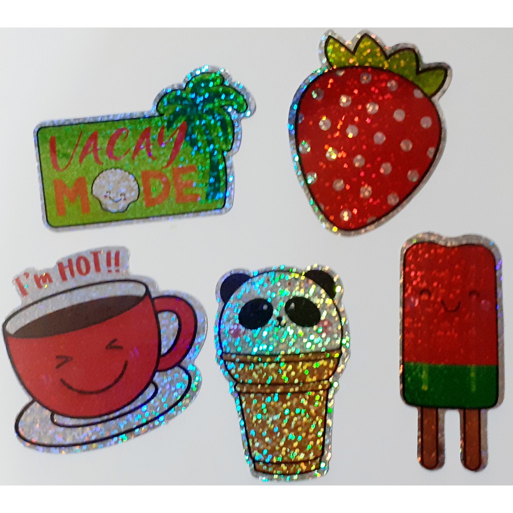 Glitter Vinyl Sticker Pack - M | Shopee Philippines