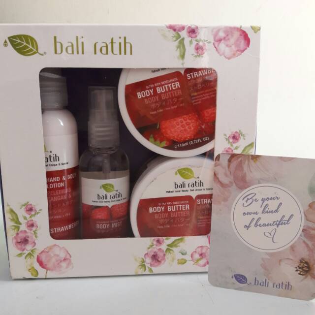 Ratih BALI BOX Package (Lotion+Mist+Butter+Scrub) | Shopee Philippines