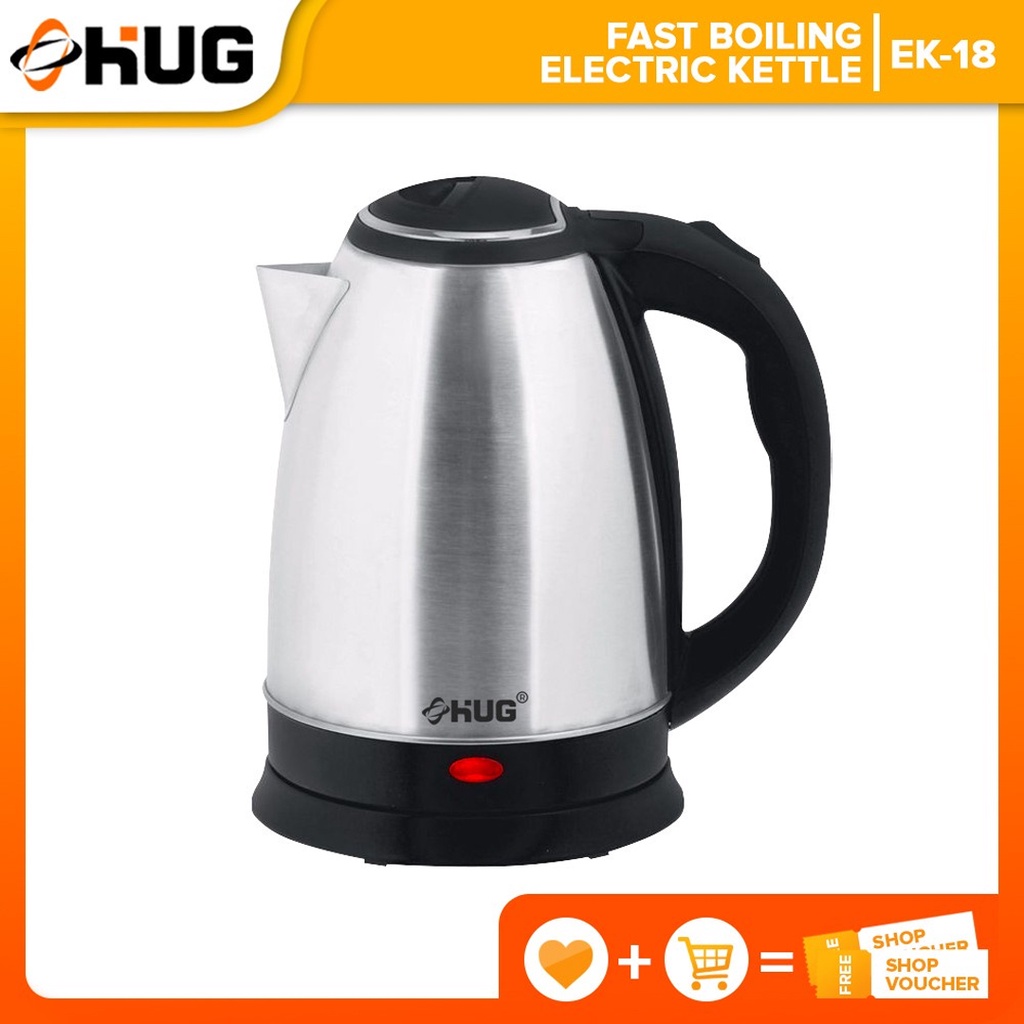 Hug Fast Boiling Electric Kettle Stainless Steel Water Kettle | Shopee ...