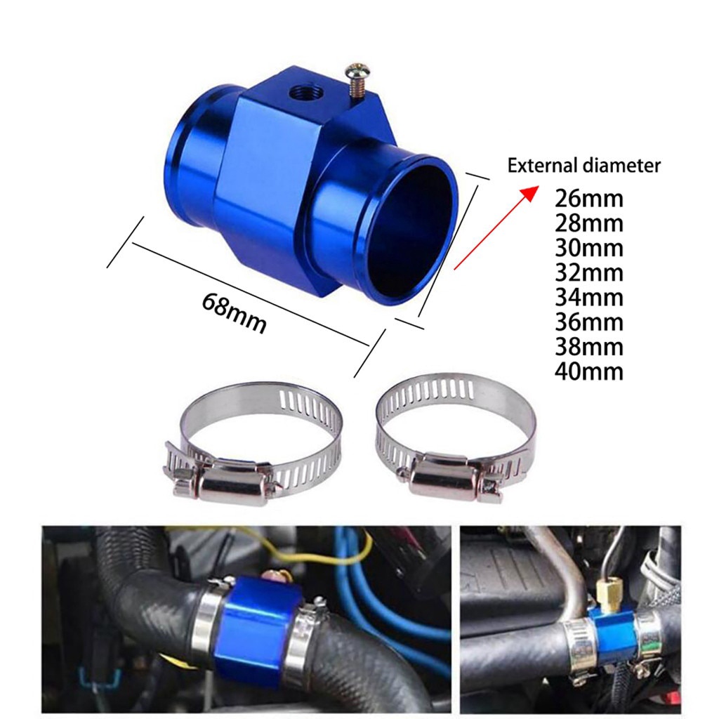Universal Temperature Sensor Gauge Joint Pipe Radiator Hose Adapter ...