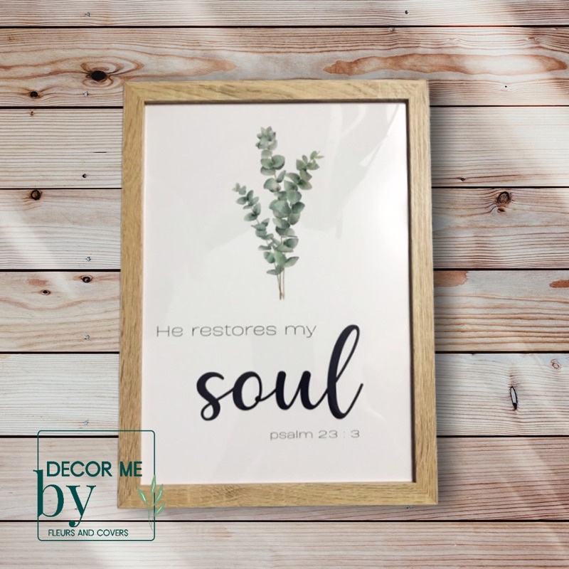 WALL DECOR WOOD FRAMES BIBLE VERSE | Shopee Philippines