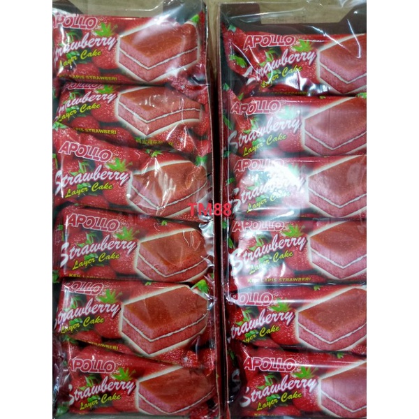 Apollo STRAWBERRY LAYER CAKE/KEK LAYER STRAWBERI/BOLU LAYERED ...