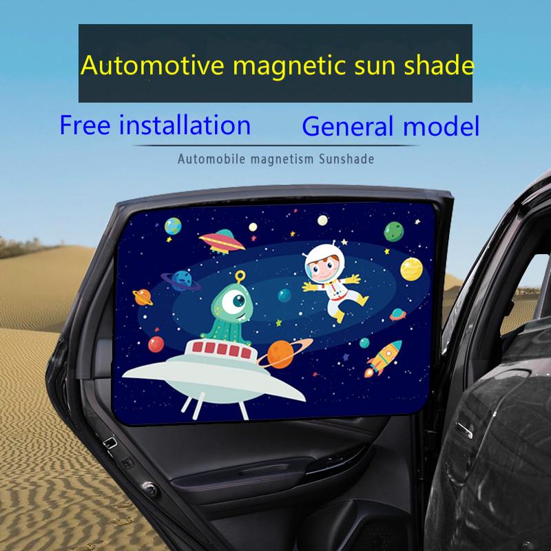 Car sunshade Magnetic curtains Cars window heat insulation shades ...