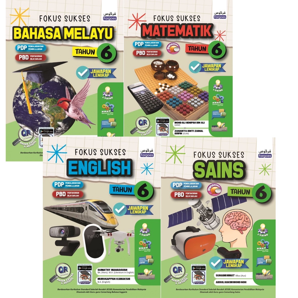 Fargoes Focus on Success in Malay/English/Mathematics/Science Year 6 | Shopee Philippines