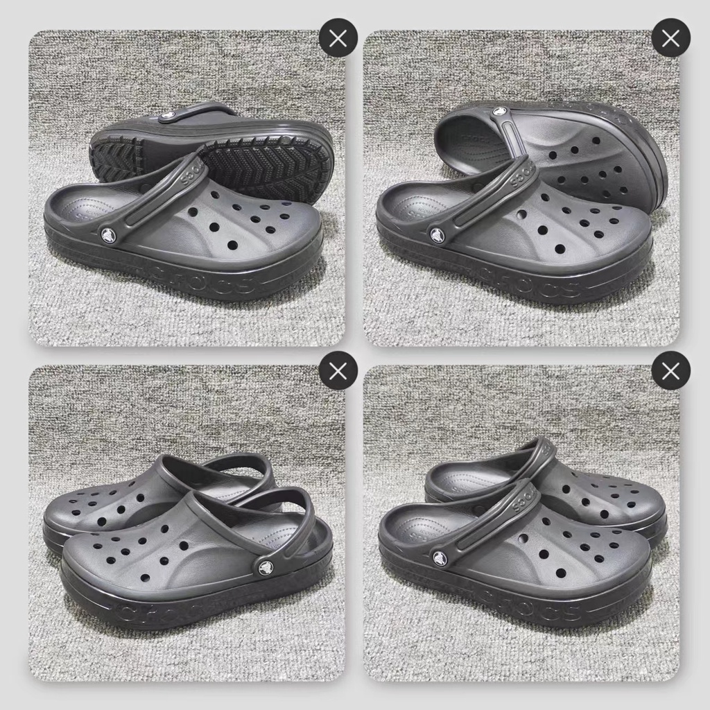 crocs men's classic beja, all rubber material, OEM, ECO | Shopee ...