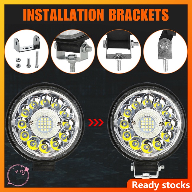 HIUSSNGHA 2 Pcs 4.5-inch 99w Car Led Work Light 9v-36v Truck Headlight ...