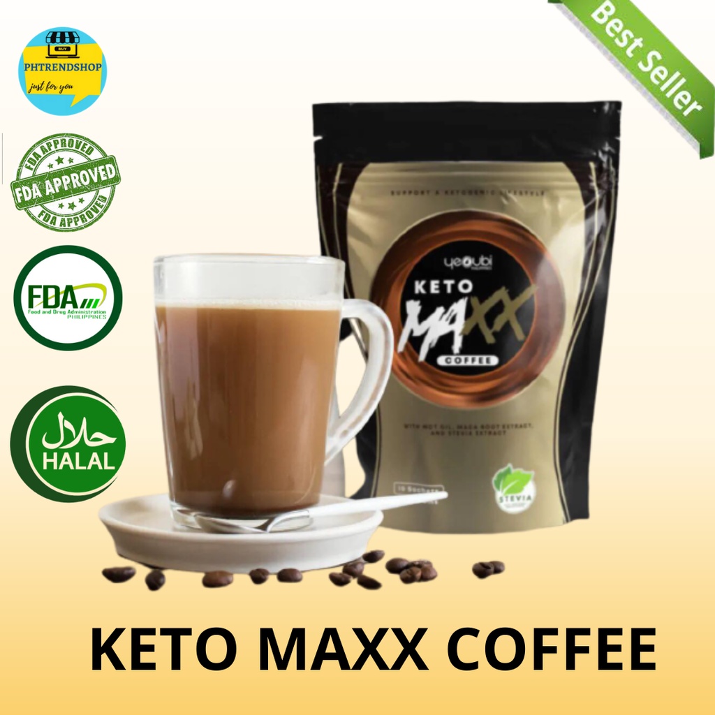 6 PACKS Keto Maxx Coffee with MCT Oil, Maca Root Extract &Stevia ...