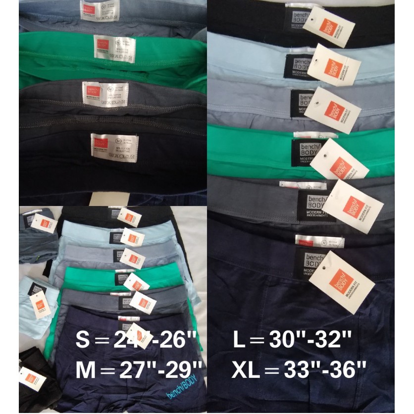 INNER GARTER QUALITY BENCH BOXER BRIEFS(SUPPLIER) | Shopee Philippines