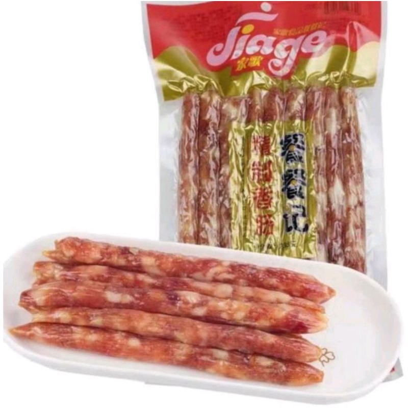 168 Imported Food Jiage Chinese Pork Sausage Chorizo 288g | Shopee ...