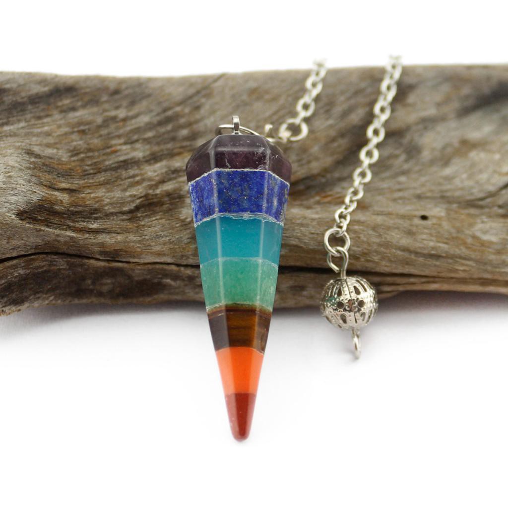 Energy Crystal Point Dowsing Pendulum Scrying Dowser w/ 7 Type | Shopee ...