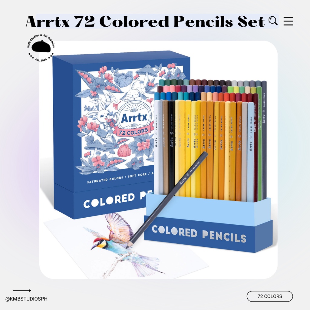 Arrtx 72 Colored Pencils Set | Shopee Philippines
