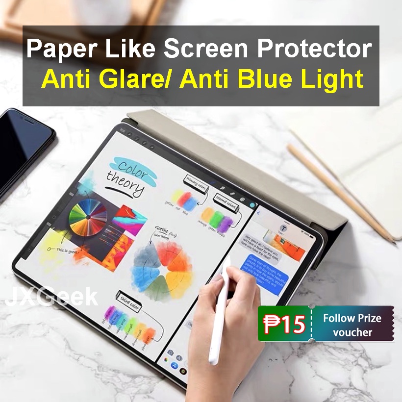 For iPad Paper Like Screen Protector Handwriting Protector Paper for ...