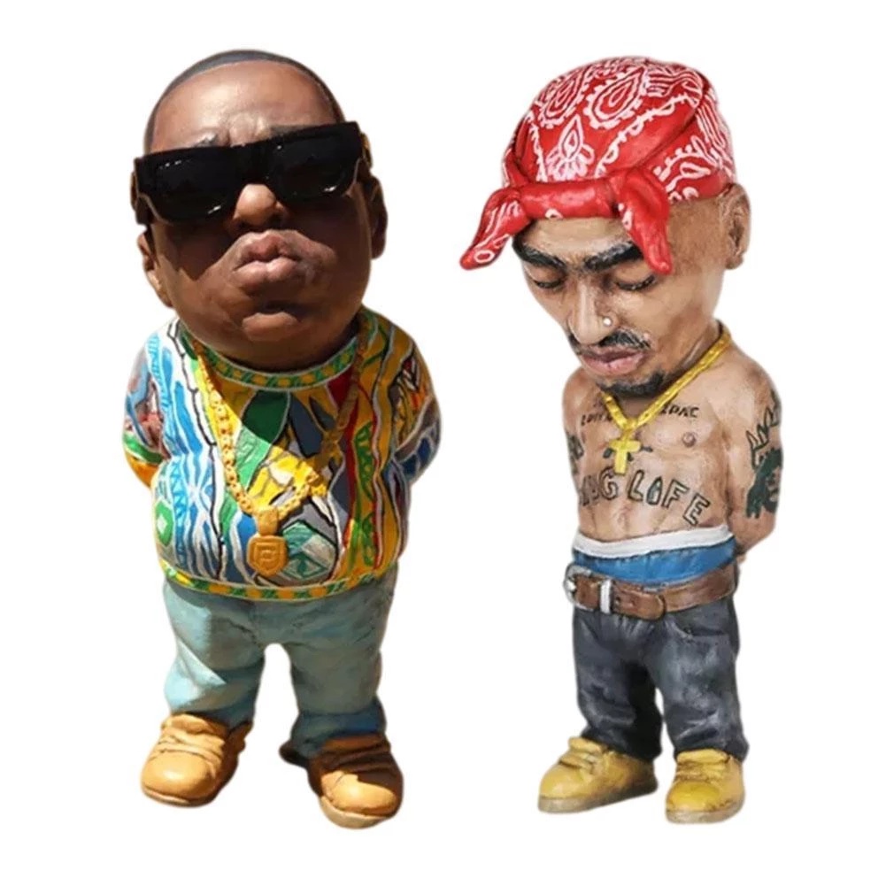 Hip Hop Rapper 2Pac Shakur B.I.G. Notorious Biggie Action Figure Rap ...