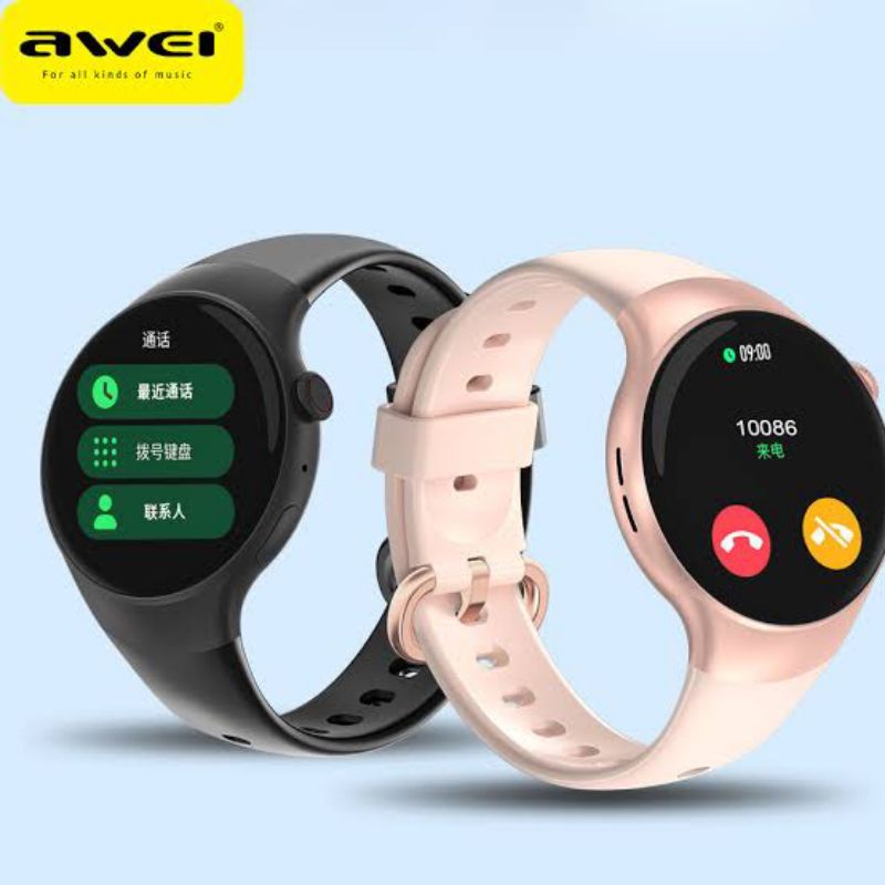 Awei H9 Black Heart Rate Smart Watch | Smartwatch | Shopee Philippines