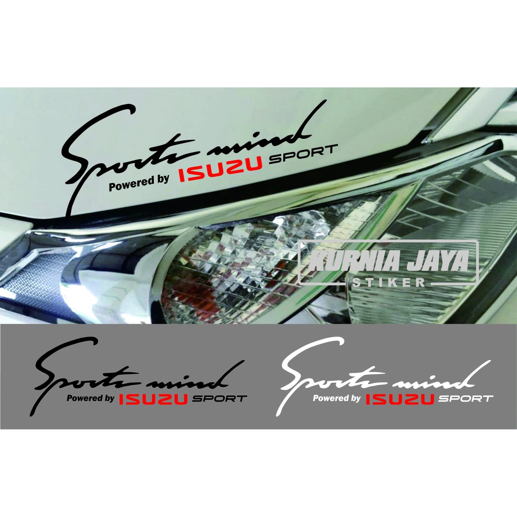 MESIN Car STICKER CUTTING STICKER ENGINE HOOD STICKER SPORT MIND ...