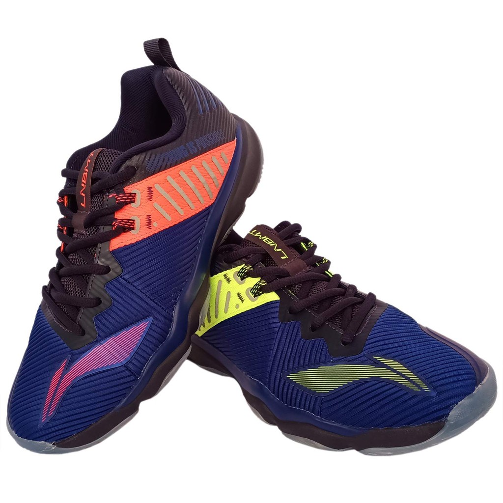 LINING RANGER IV AYTP073 3 BADMINTON SHOES (NAVY BLUE) | Shopee Philippines