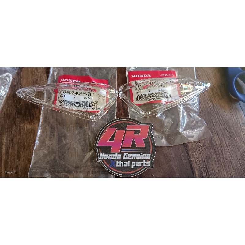 HONDA WAVE 125i GENUINE FRONT WINKER LENS SOLD AS PAIR | Shopee Philippines