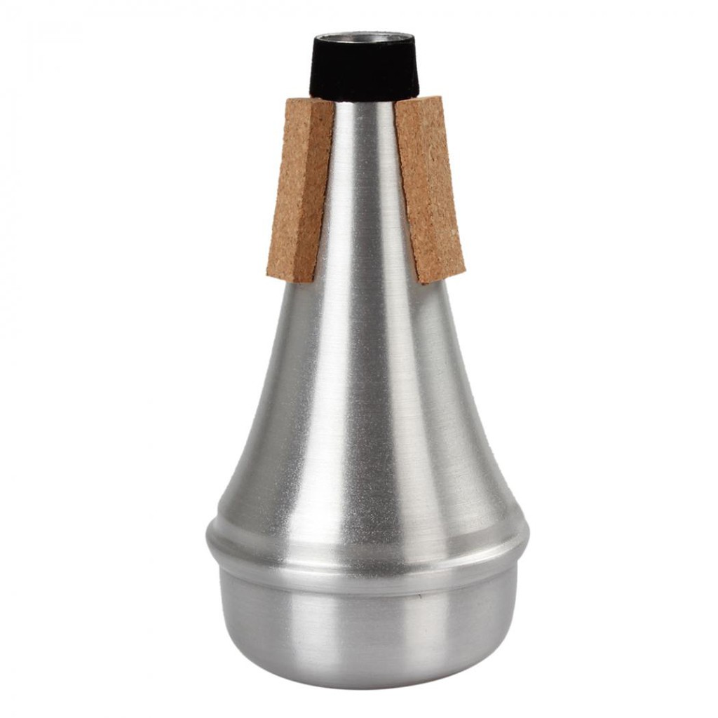 Silver Aluminum Alloy Trumpet Sound Mute Lightweight Practice Trumpet ...