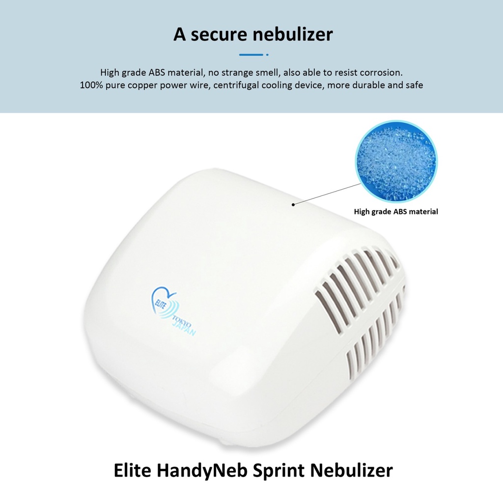 Indoplas Elite Tokyo Japan Handyneb Sprint Nebulizer | Shopee Philippines