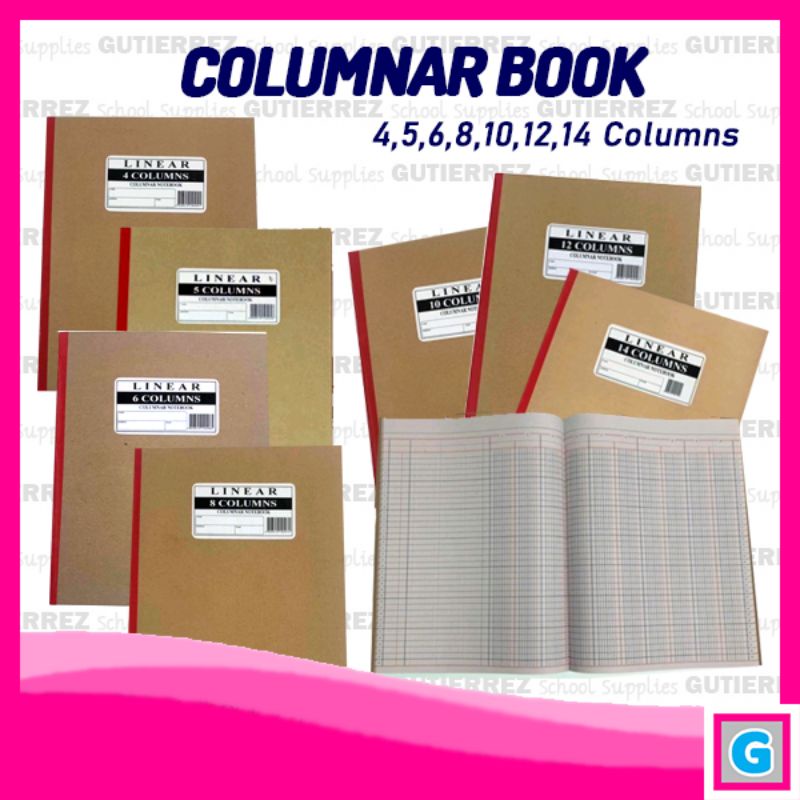 Columnar Book 3, 4, 5, 6, 8, 10, 12, 14 | Shopee Philippines