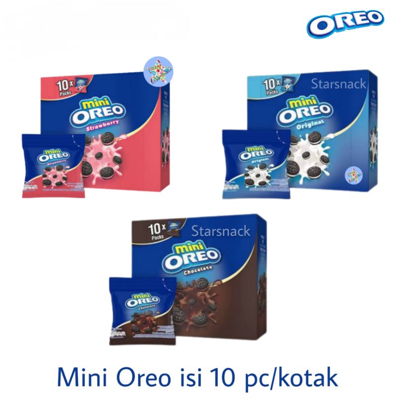 Mini Oreo contains 10 sachets in a box | Shopee Philippines
