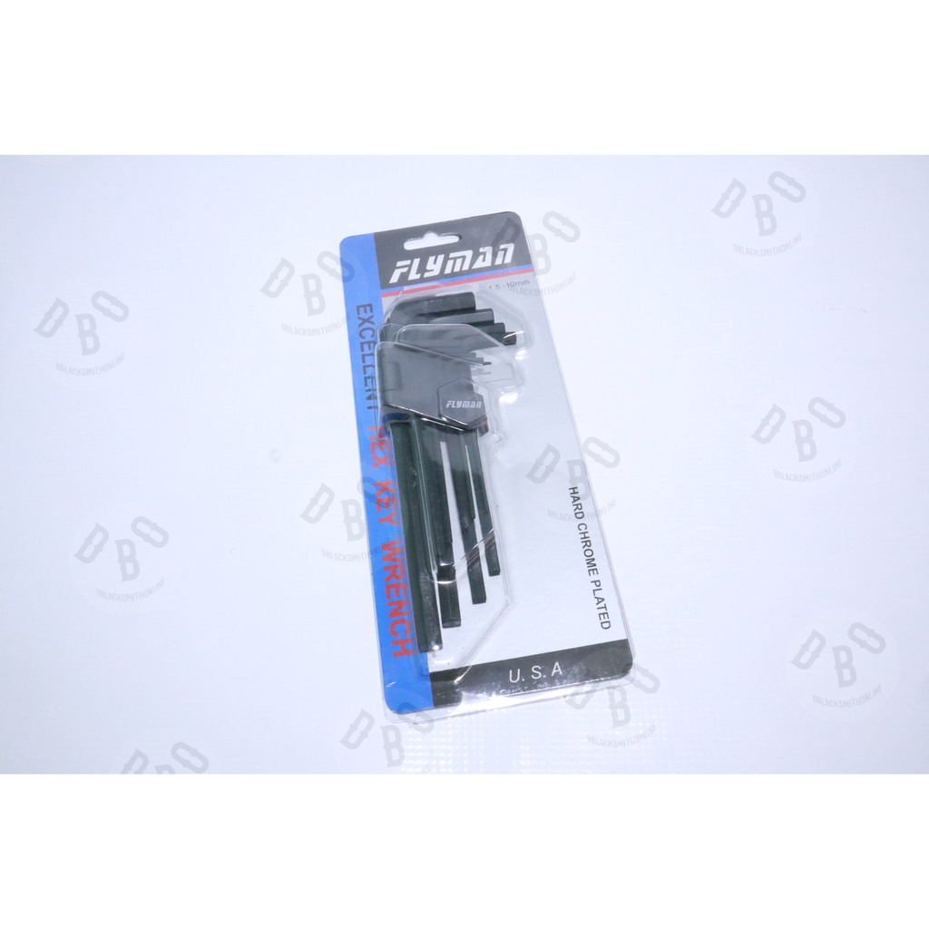 Flyman Allen Wrench Set 9 Pcs.(Hex Keys) | Shopee Philippines