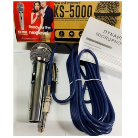 Platinum Karaoke KS-5000 High-End Dynamic Wired Mic | Shopee Philippines