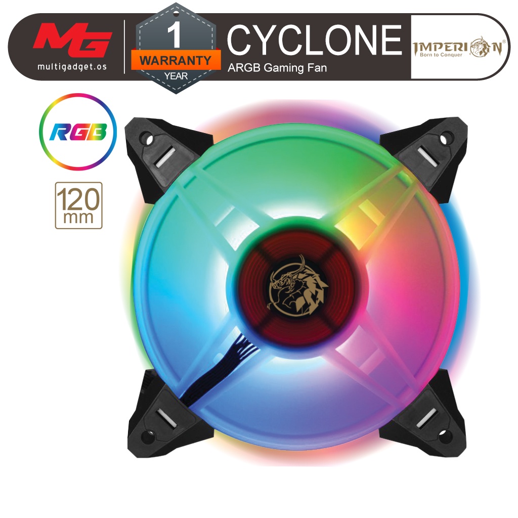 Imperion Cyclone Casing Fan (ARGB Gaming Fan) | Shopee Philippines