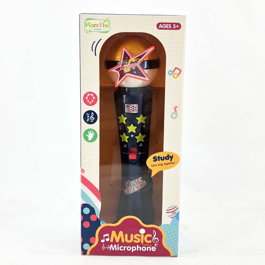 Music Microphone Pull Box - Light, Sound, and Music Magic Mic ...