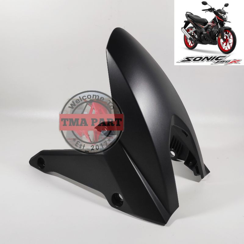 HITAM Fender A front Fender front Fender honda RS 150 sonic 150 R K56 black matte dop | Shopee ...