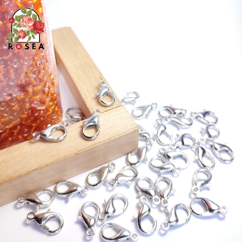 20pc/10pc/4pc 14x8mm Nickel Lobster Lock Lobster Clasps | Shopee ...