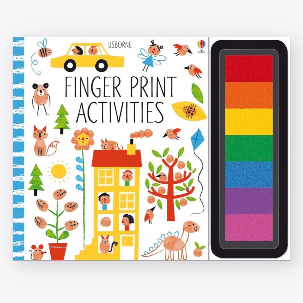 Usborne Fingerprint Activities arts and crafts for kids | Shopee ...
