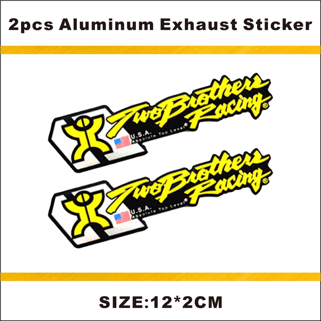 Yoshimura Muffler Decal Heat Resistant 3D Aluminium Akrapovic Emblem ...