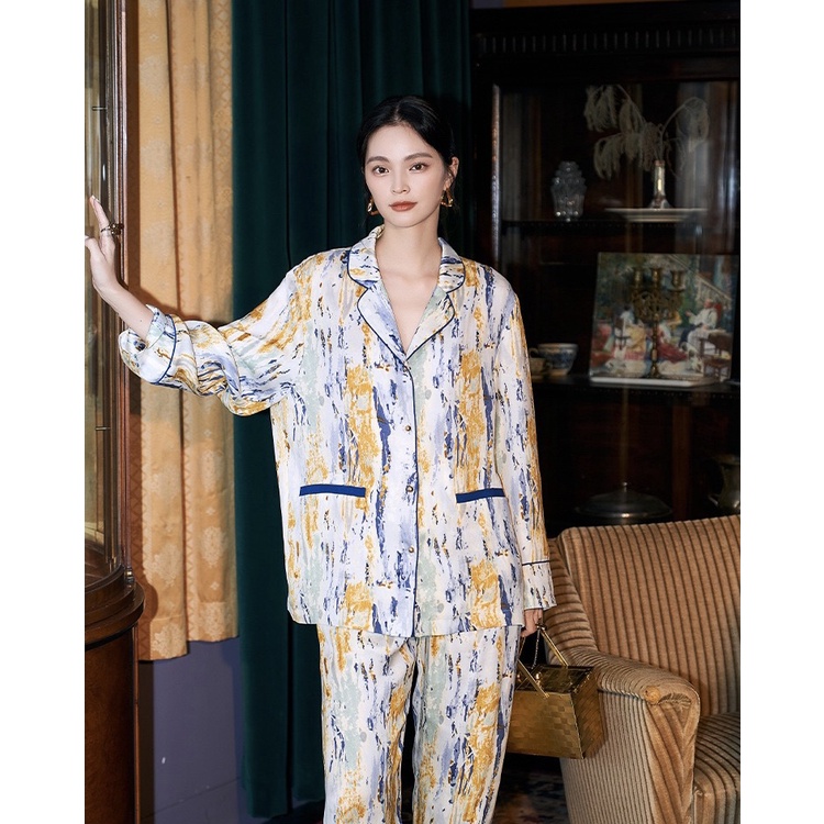 Luxe Wear Trixie Silk Sleepwear Loungewear Luxury Pajama Terno | Shopee ...