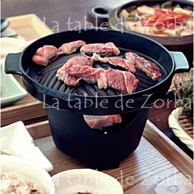 [Made in Korea] Single brazier for Korean BBQ Grill using Solid fuel ...