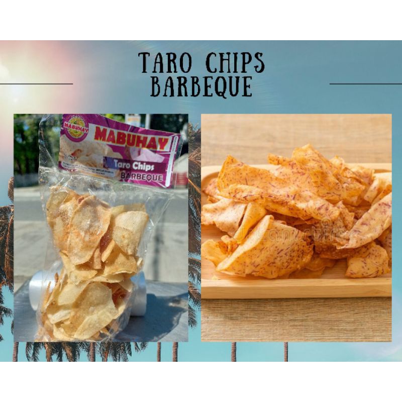 Taro Chips Barbeque flavor (thin sliced 100grams) | Shopee Philippines