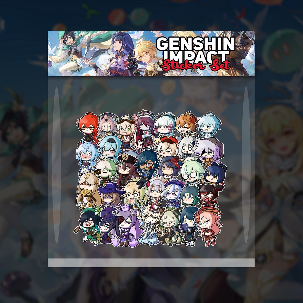 40 Genshin Impact Characters Stickers | Shopee Philippines
