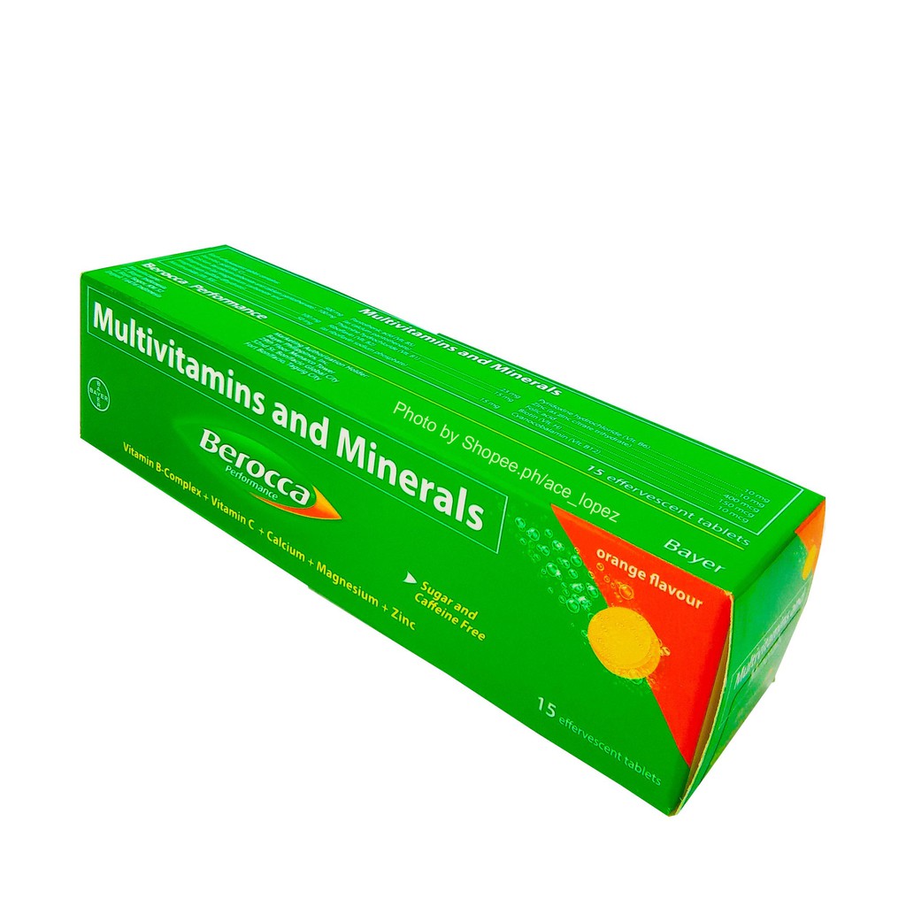 Berocca & Redoxon (Orange/Citrus/Mango Orange) 10s, 15s & 30s Tablets ...
