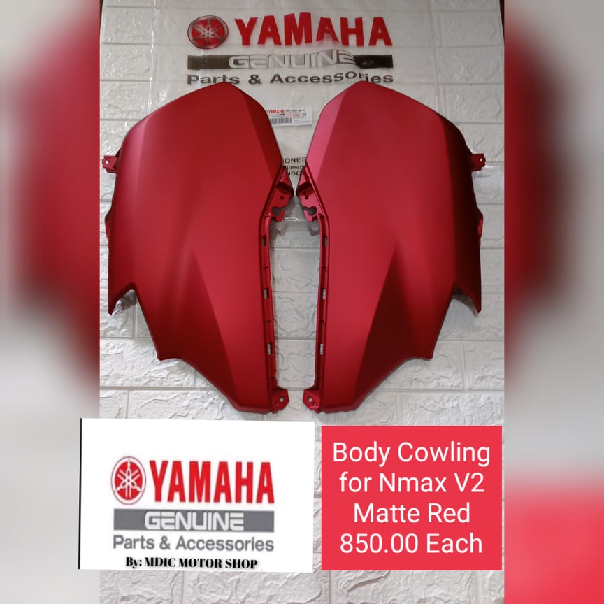 BODY COWLING MATTE RED NMAX V2 YAMAHA GENUINE PARTS | Shopee Philippines