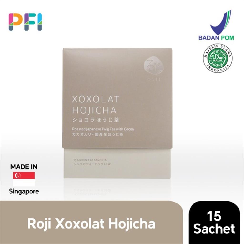 ROJI Xoxolate Hojicha Green Tea With Cocoa 1 BOX CONTAINS (15 SACHETS ...